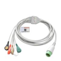 China Comen 3 Lead 12 Pin ECG direct connect ECG cable for STAR8000E STAR8000F STAR8000H for sale