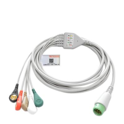 China Comen 3 Lead 12 Pin ECG direct connect ECG cable for STAR8000E STAR8000F STAR8000H for sale