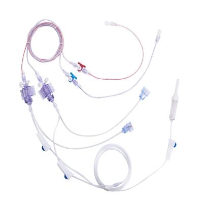 China OEM Multiscene IBP Pressure Transducer , Double Line Invasive Blood Pressure Sensor for sale