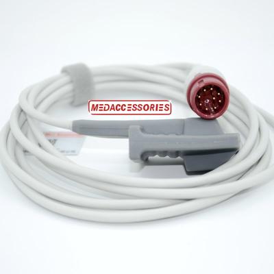 China Biolight Compatible S12 Reusable Spo2 Sensor Fingertip Length 3m For Adult for sale
