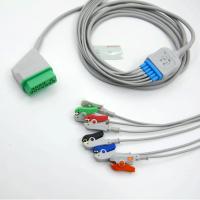 China Compatible Nihon Kohden 12 Pin 6 Leads ECG Monitor Cable For Medical Accessories for sale