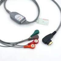 China DMS ECG Cable Holter Probe 5Leads Snap AHA/IEC for DMS300 for sale