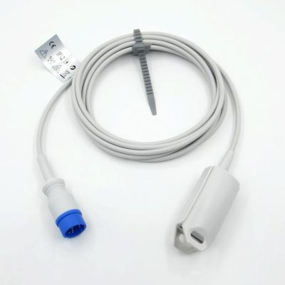 China Manufacturer Monitor Accessories Reusable Adult Clip Compatible Creative K12 SpO2 Sensor for sale