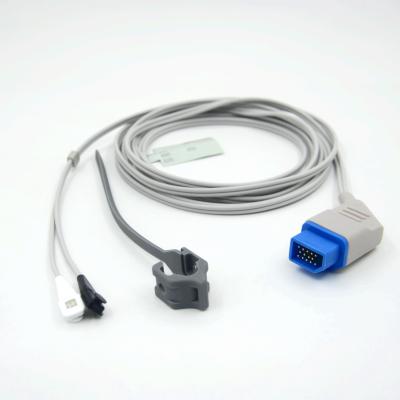 China Reusable Manufacturer Monitor Accessories Compatible Nihon Kohden Multi-Site Spo2 Reusable Sensor for sale