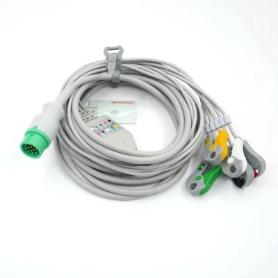 China Compatible Biolight 5 Leads ECG Monitor Cable For Medical Accessories for sale