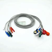 China Hight Quality Din Type 7 Lead Snap Holter Recorder Ecg Lead Wires for sale