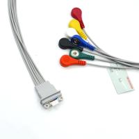 China Compatible for Schiller Plus 7Lead ECG Snap ECG Holter Cable for sale