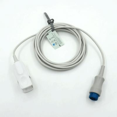 China Manufacturer Monitor Accessories Reusable Adult Clip Compatible Mindray SpO2 Sensor for T5/T8,7pin,3m for sale