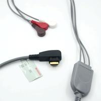 China Medical Professional Production DMS ECG Cable Holter Probe 3Leads Snap AHA/IEC for DMS300 for sale
