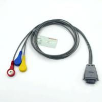 China Compatible Edan SE-2003 5 Lead Holter ECG Cable With Snap Used for Adult/Pediatric for sale