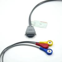 China Compatible Edan SE-2003 5 Lead Holter ECG Cable With Snap Used for Adult/Pediatric for sale
