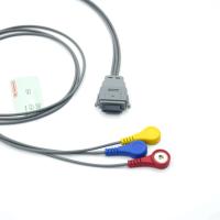 China Compatible Edan SE-2003 5 Lead Holter ECG Cable With Snap Used for Adult/Pediatric for sale