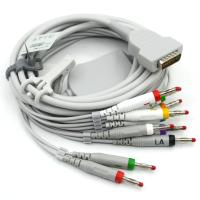 China Compatible Nihon Kohden 10 Leads EKG Medical ECG Cable 4.0 Banana AHA For Patient Monitor Accessory for sale