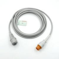 China Medical Monitor Accessory Practical Grey Color Compatible Fukuda To Edward Multi Function IBP Cable for sale