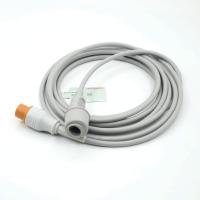 China Medical Monitor Accessory Practical Grey Color Compatible Fukuda To Edward Multi Function IBP Cable for sale
