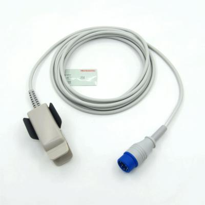 China Compatible Zoll M2 Reusable Adult Clip Manufacturer Monitor Accessories SpO2 Sensor for sale