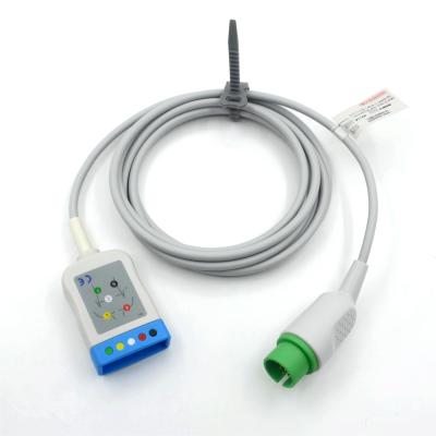 China Medical Monitor Accessory Compatible Spacelabs ECG Trunk Cable 5 Lead IEC EKG Cable for sale