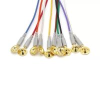 China Flexible Medical Snap Button Cable, 3/5/7/10 Lead Snap 10 Lead Holter ECG EEG Cable for sale