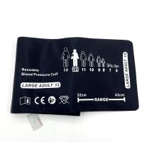 China Reusable 32-43cm Compatible Welch Allyn Flexiport Reusable NIBP Cuffs 12 Large Adult for sale