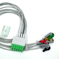 China High Quality Med Accessories IEC Color Model RoHS Certified 5-Lead Grabber EKG ECG Leadwire for Patient Medical for sale