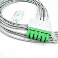 China High Quality Med Accessories IEC Color Model RoHS Certified 5-Lead Grabber EKG ECG Leadwire for Patient Medical for sale