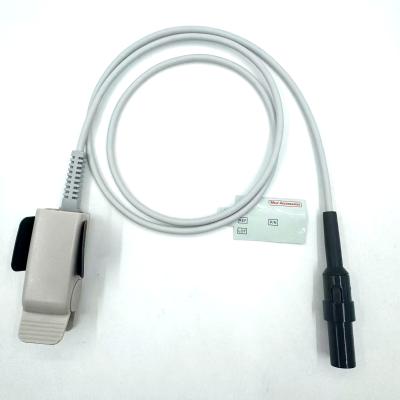 China High Quality Manufacturer Medical Monitor Accessories Reusable Adult Clip SpO2 Sensor Compatible GE for sale