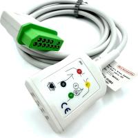 China Medical Equipment OEM Practical Multifunctional Cable ECG Trunk Cable Compatible Nihon Kohden for sale