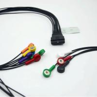 China Hospital Use High Quality Factory Manufacturer Monitor Medical Accessory Compatible for 10 Leads ECG Cable Med Accessories for sale