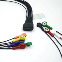 China Hospital Use High Quality Factory Manufacturer Monitor Medical Accessory Compatible for 10 Leads ECG Cable Med Accessories for sale