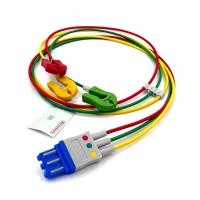 China Compatible HP High Quality Med Accessories IEC Color Model RoHS Certified 3-Lead Snap EKG ECG Leadwire for Patient Medical for sale