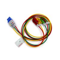 China Compatible HP High Quality Med Accessories IEC Color Model RoHS Certified 3-Lead Snap EKG ECG Leadwire for Patient Medical for sale