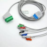 China Compatible Nihon Kohden High Quality Factory Manufacturer Monitor Medical Accessory 6 Leads ECG Cable Class II RoHS Certified 3 for sale