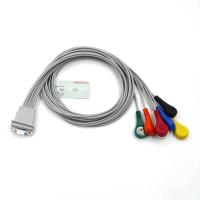 China Med Accessories 7-Leads TPU EKG Cable Snap Monitor Accessory Medical Diagnostic Device ISO Certified Class I Compatible Schille for sale
