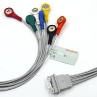 China Med Accessories 7-Leads TPU EKG Cable Snap Monitor Accessory Medical Diagnostic Device ISO Certified Class I Compatible Schille for sale