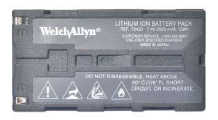 China Screening Instrument Battery For For Welch Allyn 72420 for sale