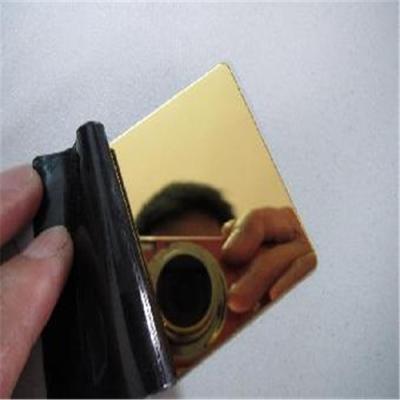 China S30815 304N 4x8 Stainless Steel Wall Panels Satin Surface SS Gold Mirror Sheet for sale