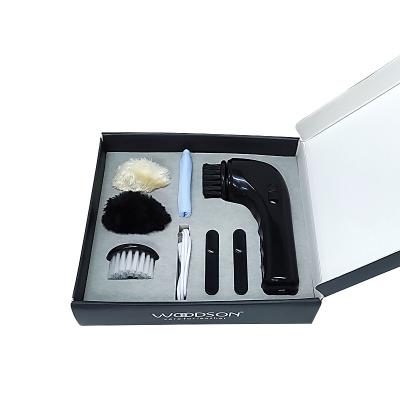 China Convenient High Speed Electric Shine Shoe Polisher Kit 3W 1800mAh for sale