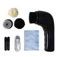 China Convenient High Speed Electric Shine Shoe Polisher Kit 3W 1800mAh for sale