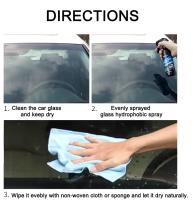China Hydrophobic Car Coating Spray For Automotive Windshield Glass Stains 200ml for sale