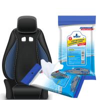China Microfiber Cloth Car Interior Cleaning Wipes For Dashboard Leather Moisturizing for sale