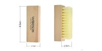 China Plastic Hair Trainer Sneaker Cleaning Brush Tool Wooden Handle ODM for sale