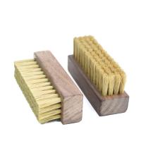 China Hog Pig Hair Shoe Cleaning Accessories Soft Bristle Suede Nubuck Brush for sale