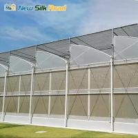 China Hot Galvanized Steel Frame Multi-Span Agricultural Greenhouse 6m-12m Span with 0.6kN Wind Load for Tropical Planting for sale