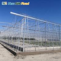 China Korean Style Multi-Span Agricultural Film Greenhouse 6m-12m Span with 0.6kN Wind Load for Uzbekistan Climate for sale