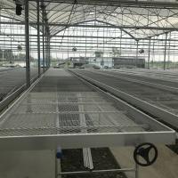 China ABS Moving Seedbed for Multi-Span Greenhouses with 50x100mm Aluminum Frame and 2.8-3.0mm Thickness for sale