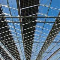 China Venlo Type Multi-Span Photovoltaic Solar Glass Greenhouse 6m-12m Span with 1.2kn/㎡ Wind Load and Custom Solar Panels for sale