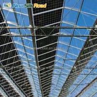 China NSR Venlo Type Multi-Span Photovoltaic Solar Glass Greenhouse 6m-12m Span with 1.2kN Wind Load for sale