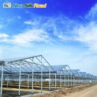 China NSR Venlo Type Multi-Span Photovoltaic Solar Glass Greenhouse 6m-12m Span with 1.2kN Wind Load for sale
