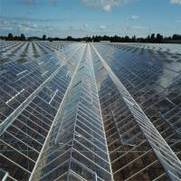 China Multi-Span Venlo Glass Greenhouse 6-12m Width with 5.5-7.5m Height for Agricultural Farming for sale