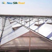 China Venlo Type Multi-Span Polycarbonate Greenhouse 6m-12m Span with 1.2kN Wind Load and Custom Height for sale